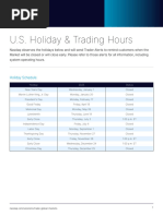 NYSE 2025 Trading Calendar Overview | PDF | Business | Stock Market