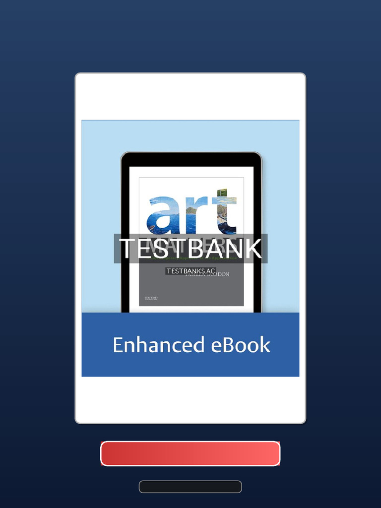Complete Bundle Test Bank For Art Matters A Contemporary Approach To ...