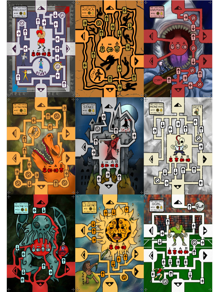 One Card Maze Boss Letter Poker Duplex | PDF