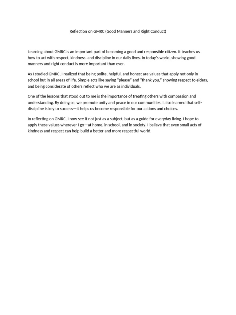 Reflection On G-WPS Office | PDF