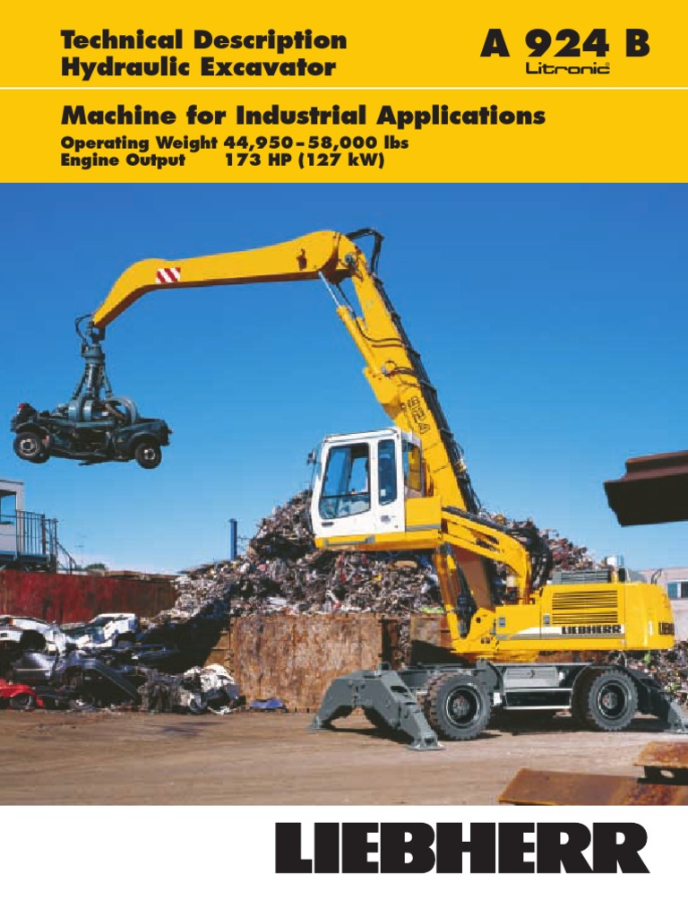 Liebherr Model 64 Grapple | PDF | Transmission (Mechanics) | Engines