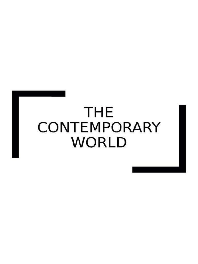 The Contemporary World-Compressed | PDF