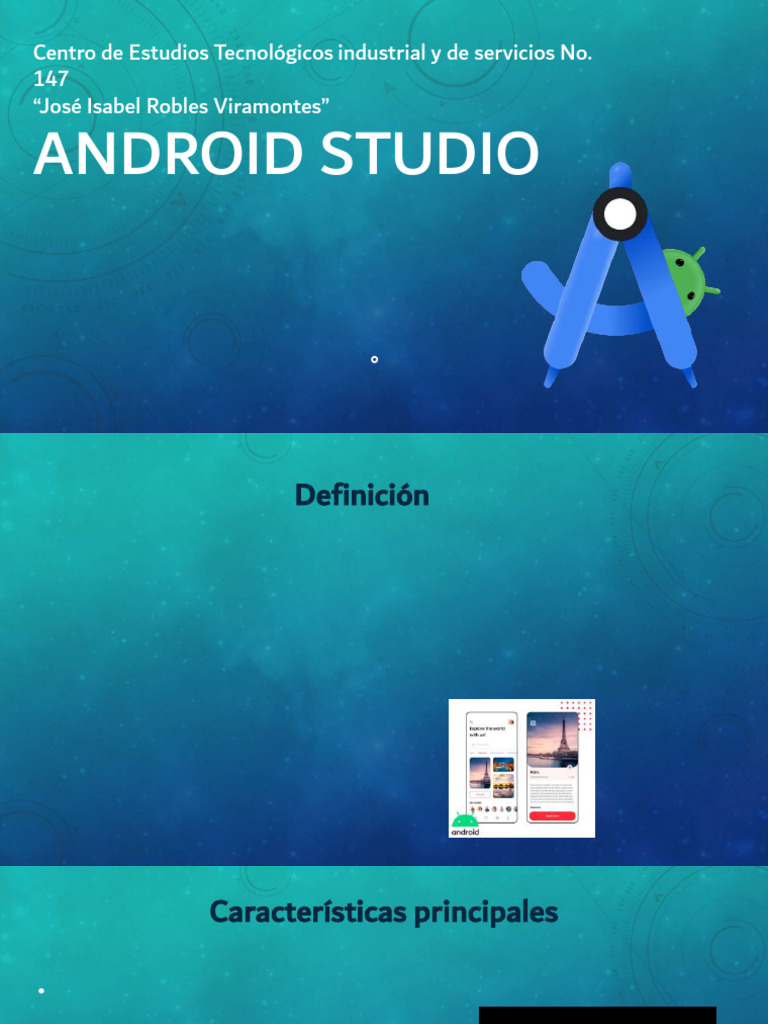 Presentación Sobre El IDE Android Studio | PDF | Android (sistema operativo) | Aplicación movil