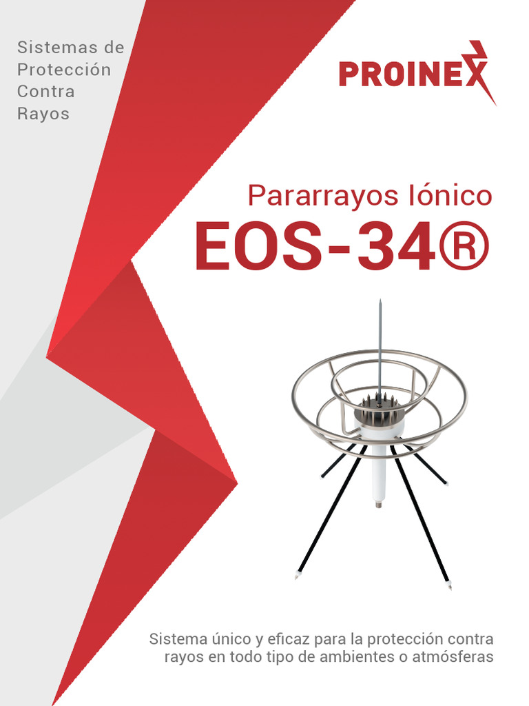 Pararrayos Eos 34 Catalogo | PDF | Electricidad | Electromagnetismo
