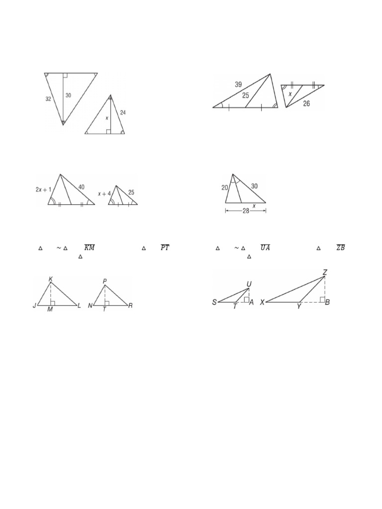 Parts - of - Similar - Triangles Interactive | PDF