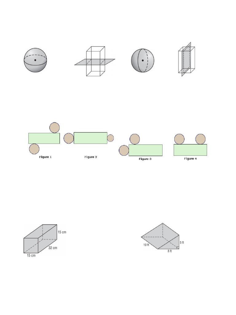 Surface - Areas - of - Prisms - and - Cylinders Interactive | PDF | Area | Sphere