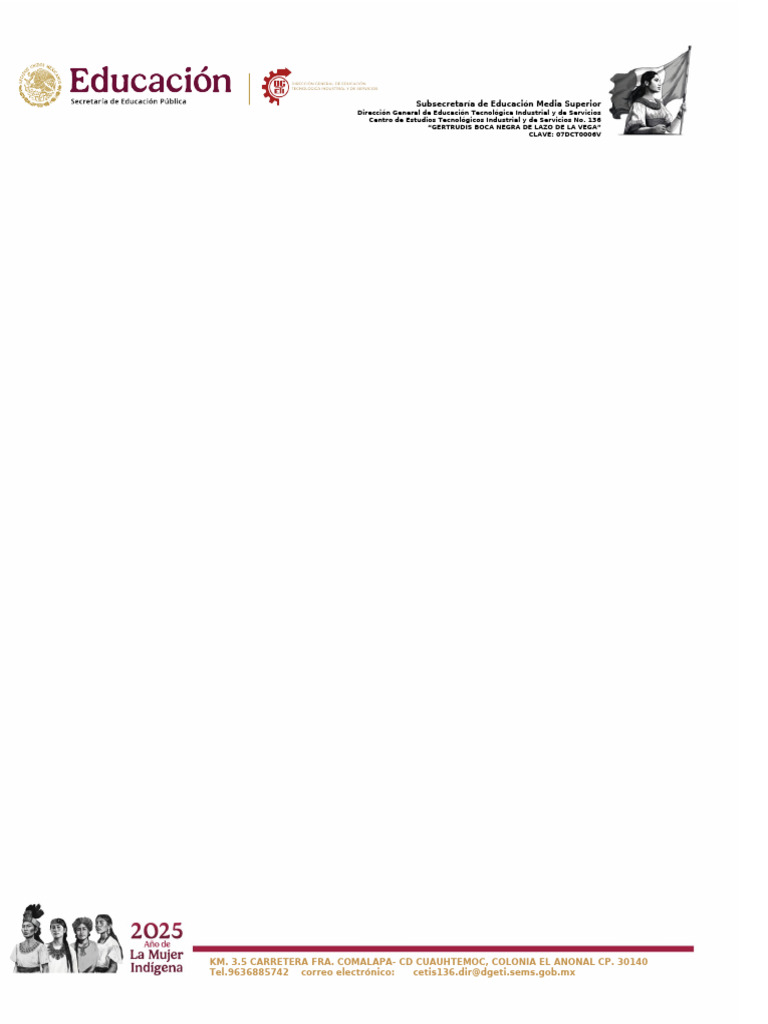 Hoja Membretada 2025-1 | PDF