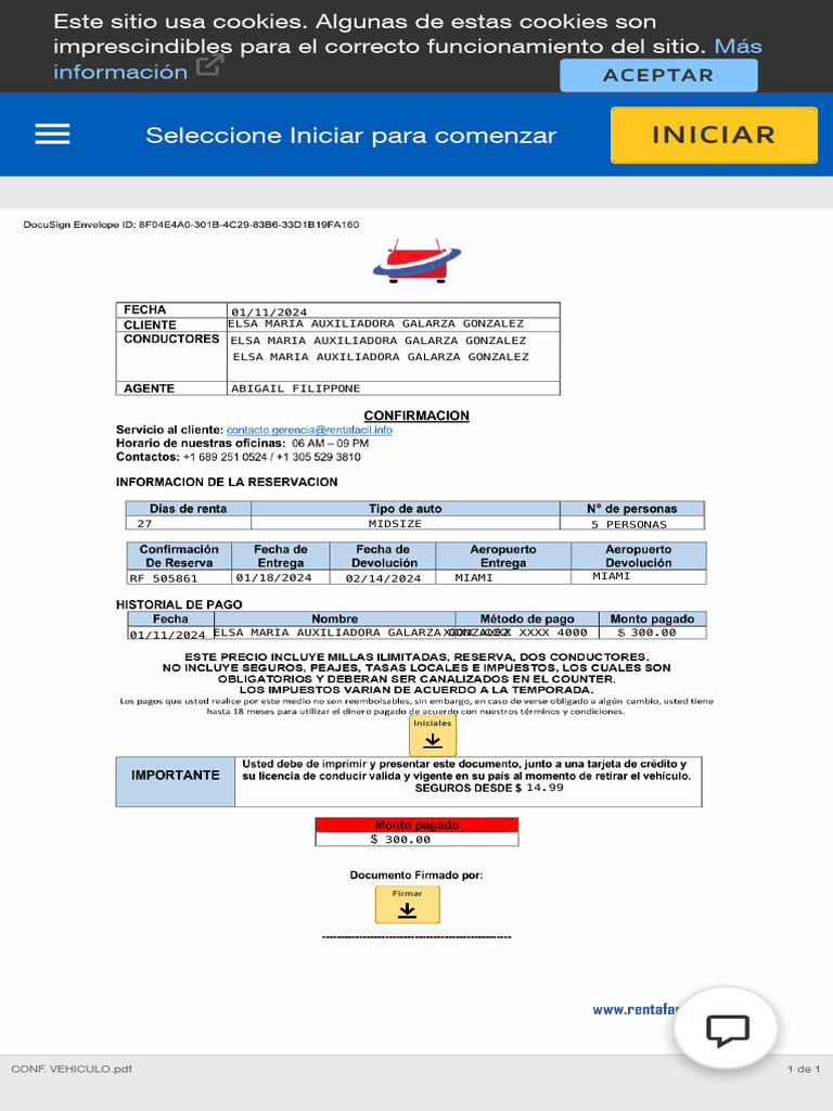 Revisar y Firmar Documentos DocuSign | PDF