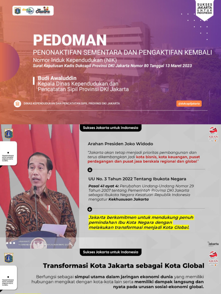 Penonaktifan NIK | PDF