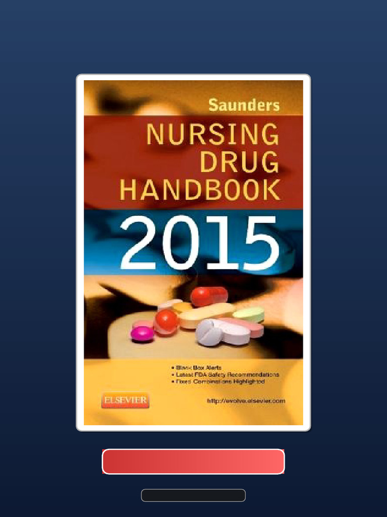 Complete Bundle Saunders Nursing Drug Handbook 2015 Ebook and TestBank ...
