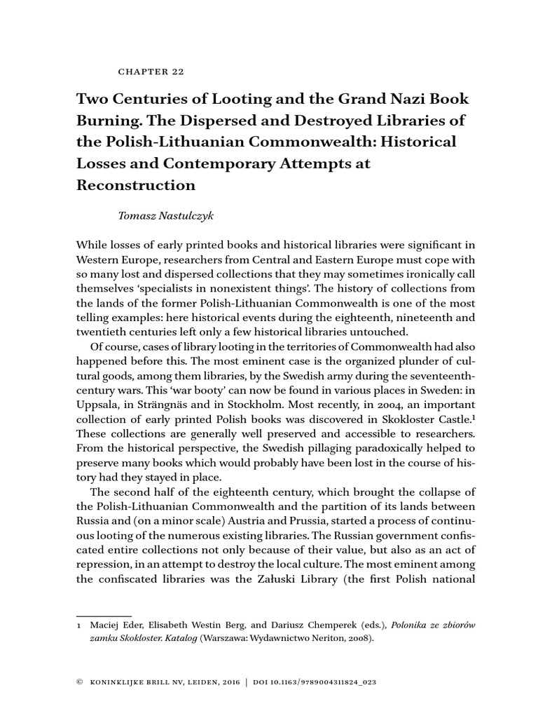 Grand Nazi Book Burning PDF | PDF | Looting