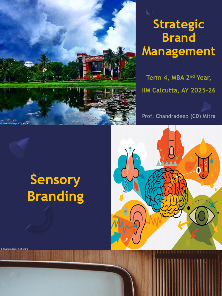 SBM (s#6, Mba, t4,25 26, Batch61, Iimc) Sensory Branding (CDM) | PDF | Brand | Odor