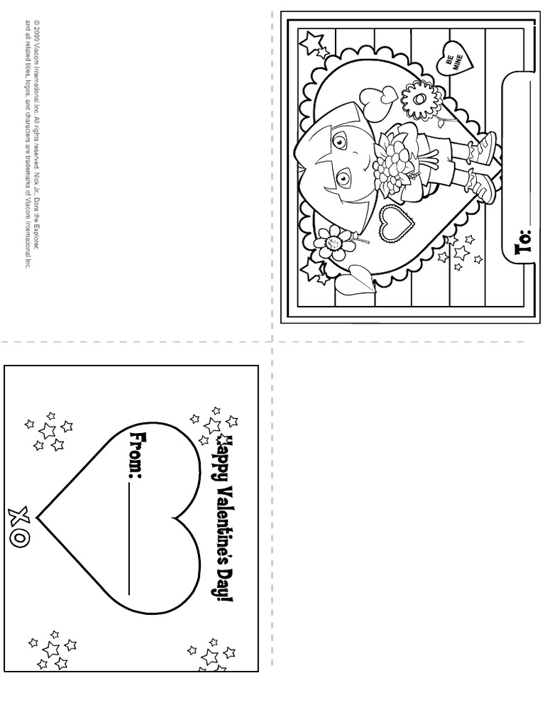 Dora and The Lost Valentine - Matching & Sorting Game | PDF