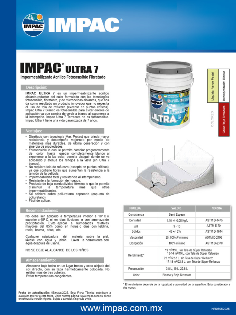 Impac Ultra 7 | PDF | Poliuretano | Materiales