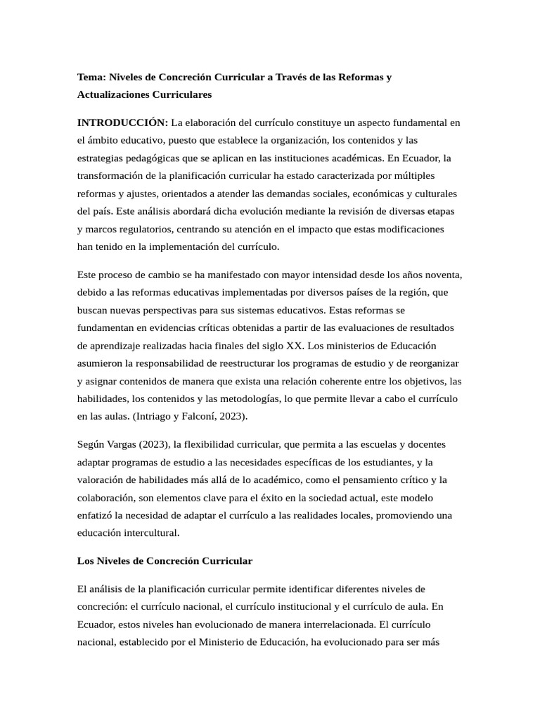 Trabajo Grupal 12 Unemi | PDF | Plan de estudios | Enseñando
