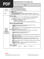 Upper Limb Neurological Examination OSCE Checklist Geeky Medics | PDF ...