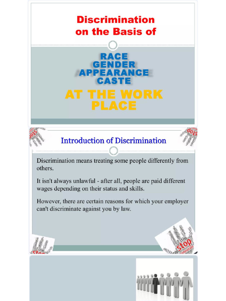 Discrimination | PDF