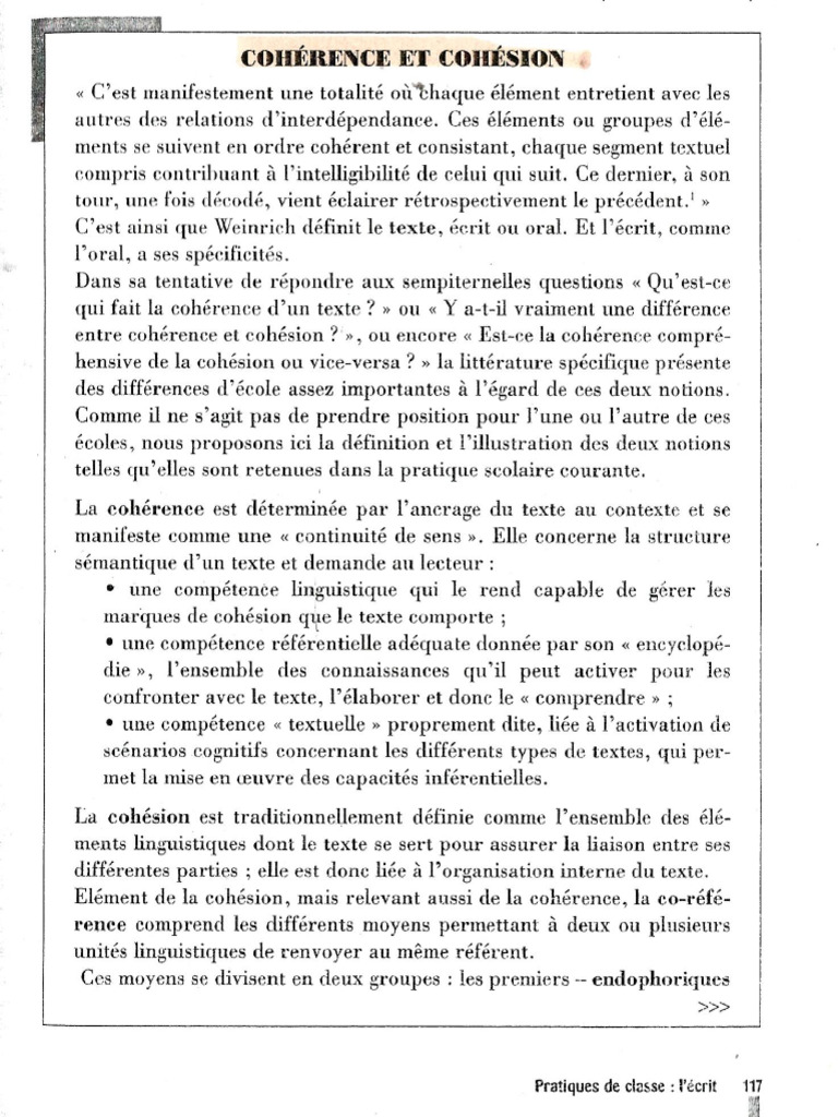 1e Unité - 9. Manuel de Formation Pratique - Cohérence Et Coh | PDF