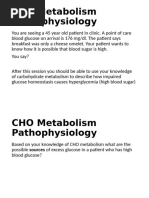 Blood Glucose Homeostasis Flowchart | PDF