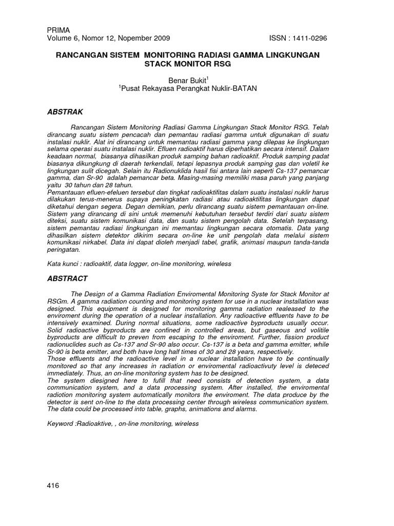 Rancangan Sistem Monitoring | PDF