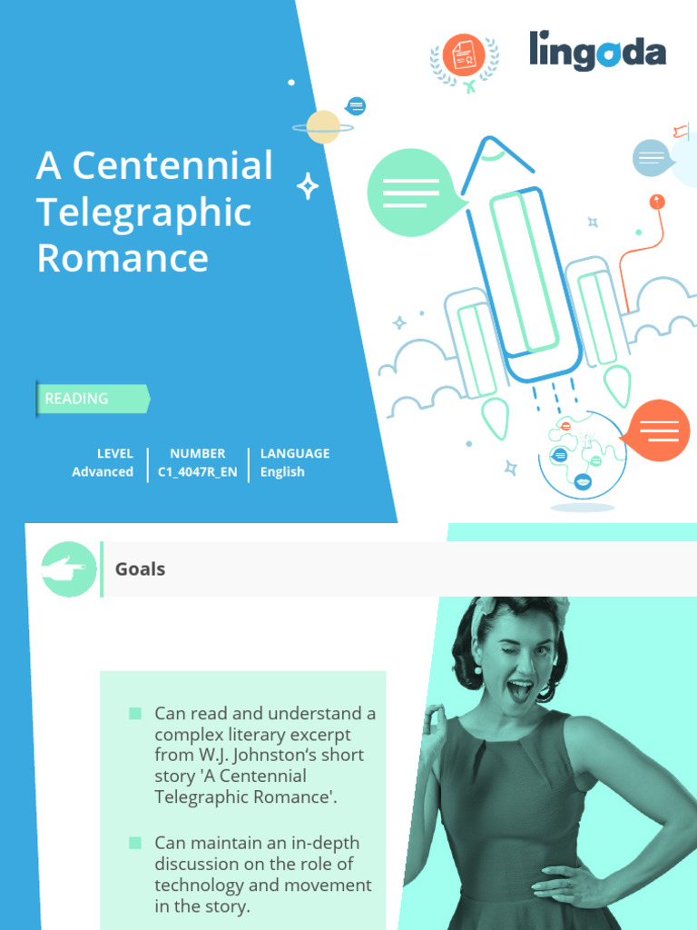 Centennial Telegraphic Romance Overview | PDF | Romance (Love)