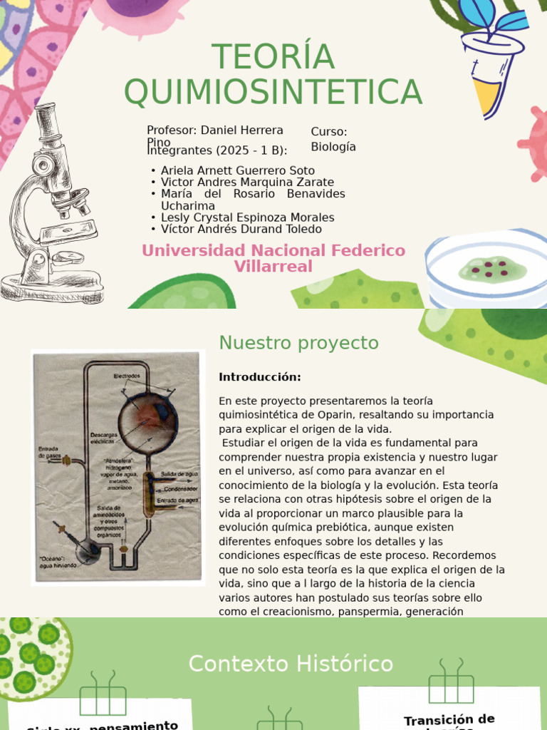 Teoria Quimiosintética. | PDF | Biología Celular) | Organismos