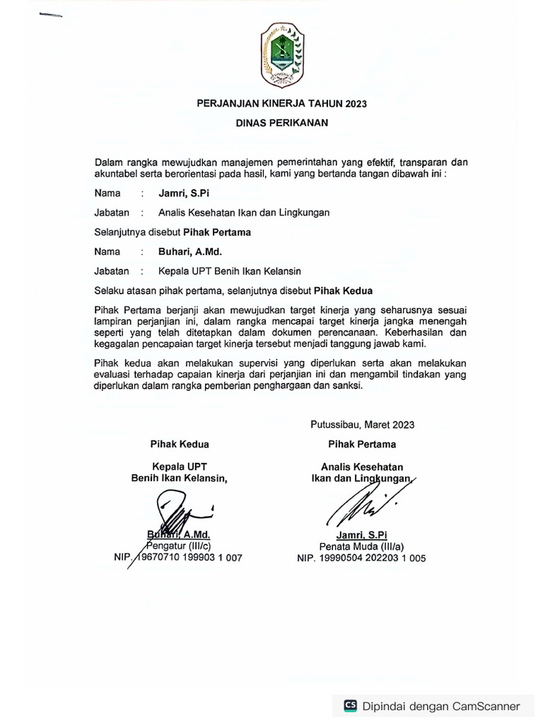 PK Analis Kesehatan Ikan Dan Lingkungan Jamri | PDF