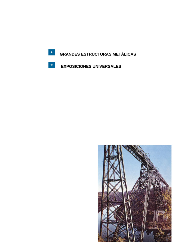 Grandes Estructuras Metálicas Históricas | PDF