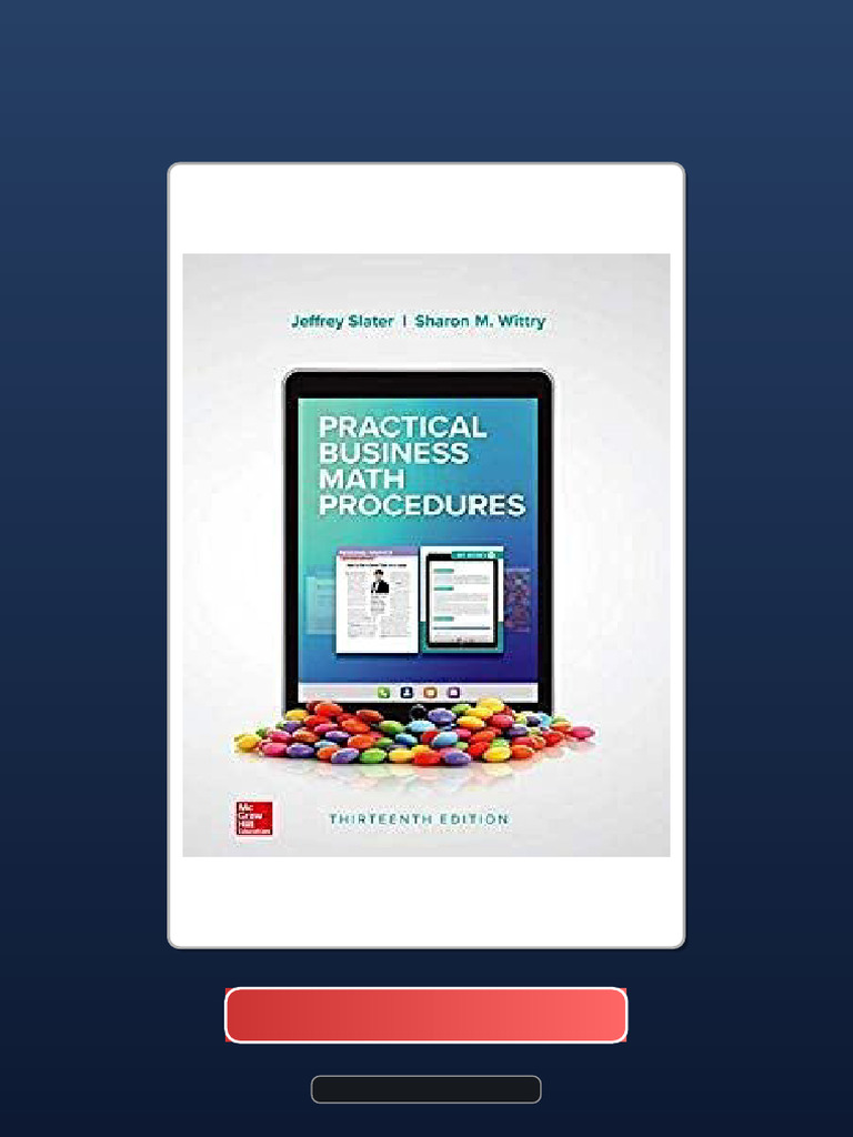 Practical Business Math Procedures 13th Edition by Jeffrey Slater Ebook ...