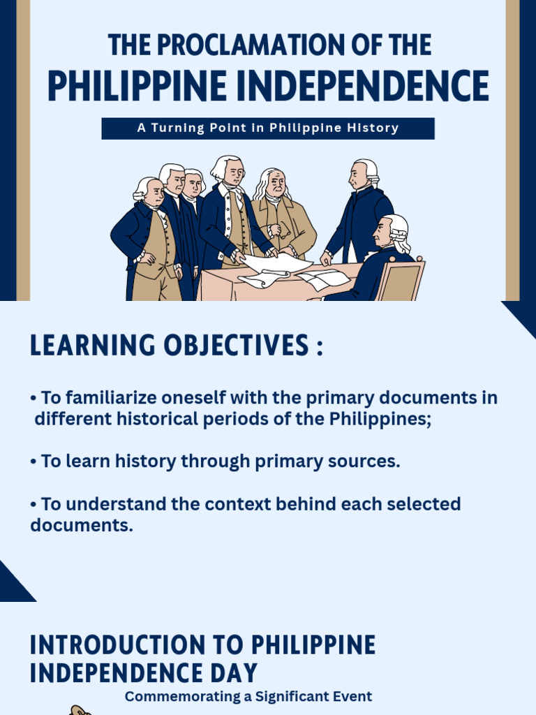 Philippine Independence Proclamation Analysis | PDF | Philippines–Spain ...