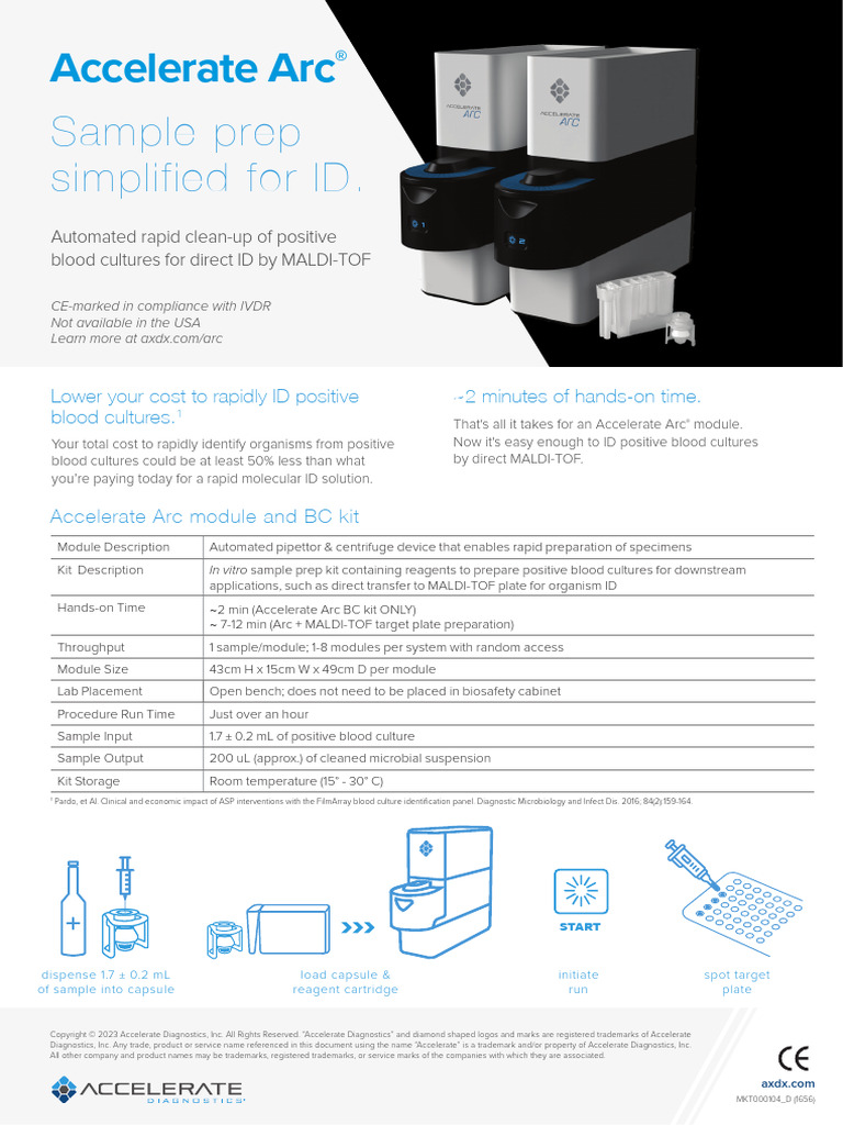 Brochure Accelerate Arc® Module | PDF | Biology | Laboratory Techniques