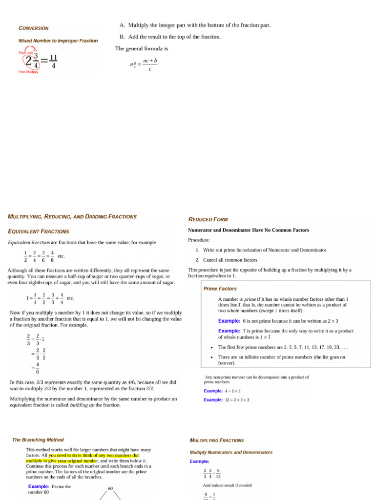 Formulas Tips | PDF