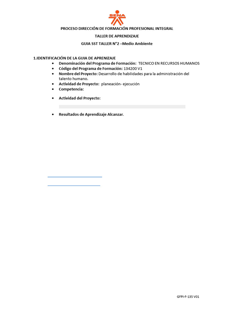 5 - TALLER 2 GUIA SST - Ruta Evacuacion | PDF