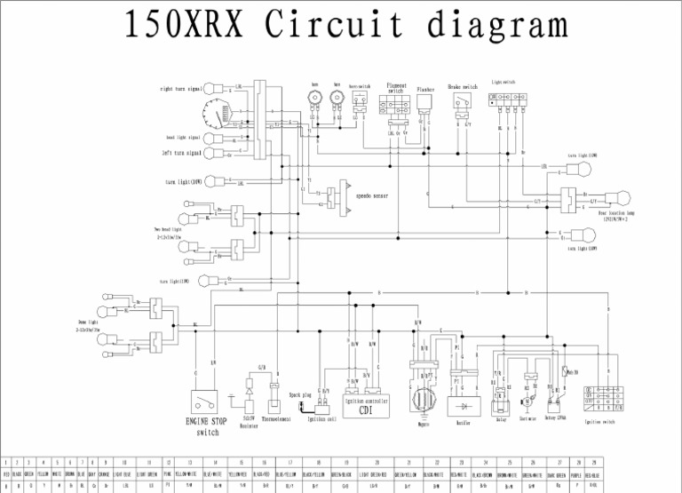 Trail Master 150 XRX Circuit Diagram | PDF