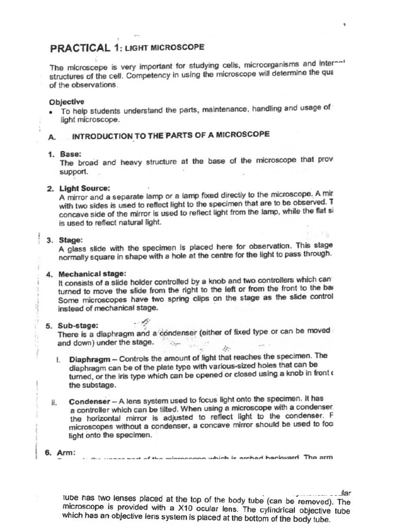 Introduction To Microscope | PDF