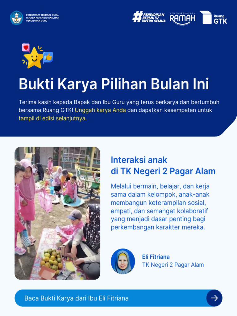 Bukti Karya Hall of Fame - Ibu Eli - WA Blast | PDF