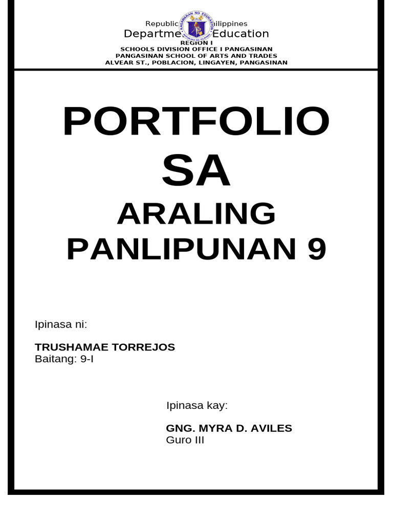 Plain Front of Folder Portfolio Sa AP9 Soft Copy 071450 | PDF