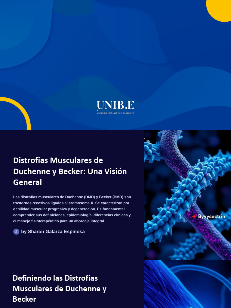 Distrofias Musculares: Duchenne y Becker | PDF | Especialidades Medicas ...