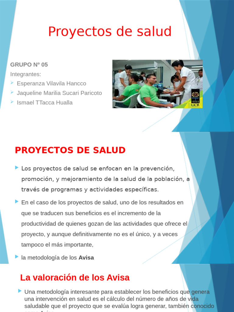 Diapositiva de Proyecto de Salud Final | PDF