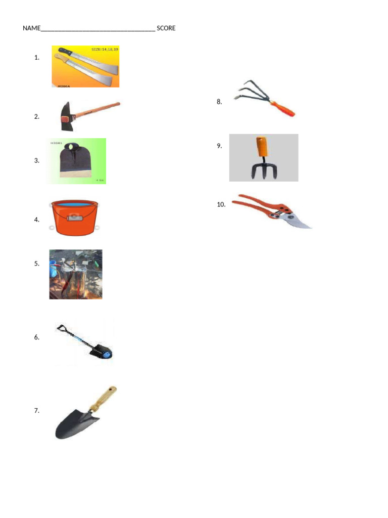 Hand Tools Quiz | PDF