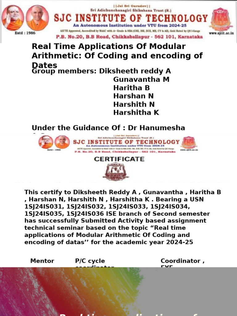 Maths ppt-1 | PDF | Data Compression | Computing