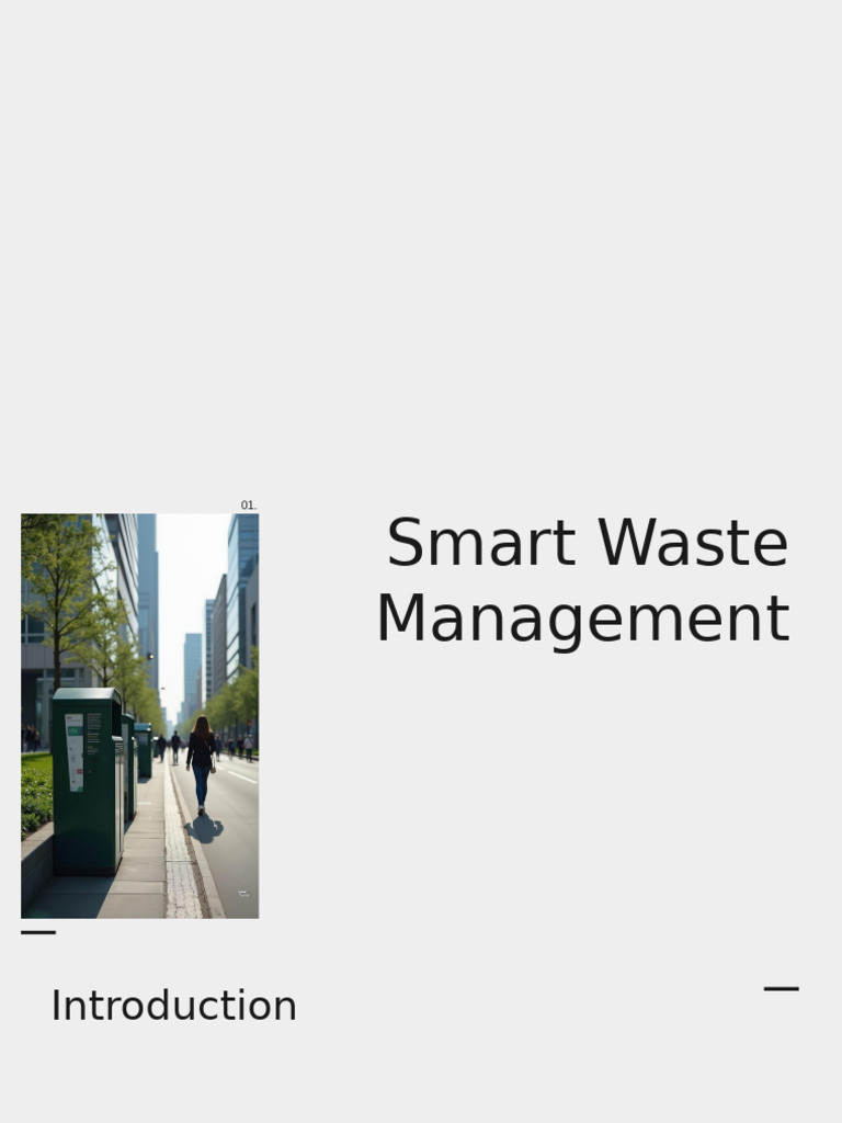 IoT Solutions for Smart Waste Management | PDF | Internet Of Things ...