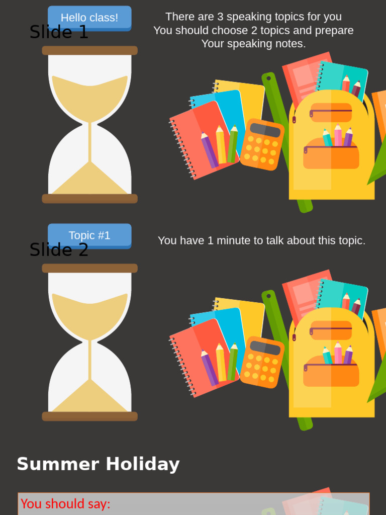 Speaking Topics for Class Presentations | PDF