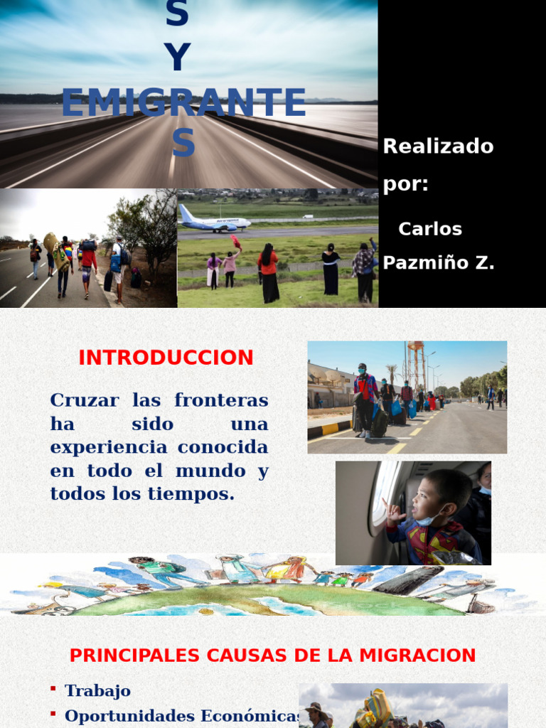 Inmigrantes y Emigrantes | PDF