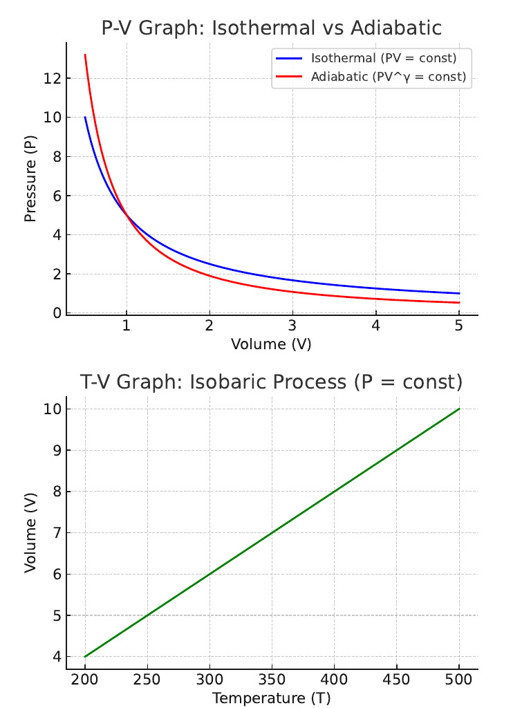 Thermodynamics Important Graphs JEE Mains | PDF
