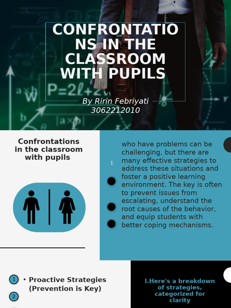 Confrontations in The Classroom With Pupils | PDF | Learning ...