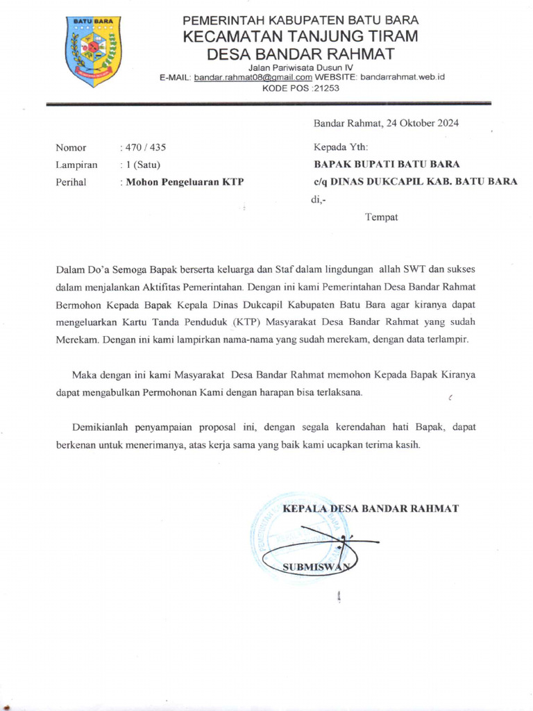 Data Yang Sudah Melakukan Perekaman KTP | PDF