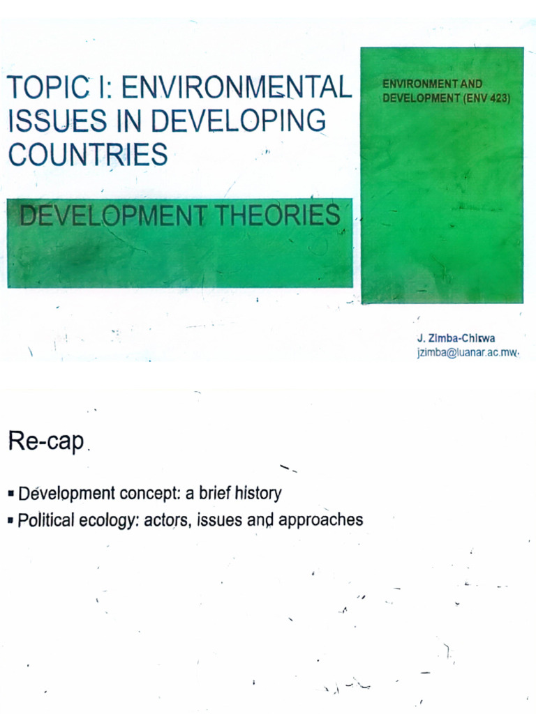 3 - Development Theories | PDF