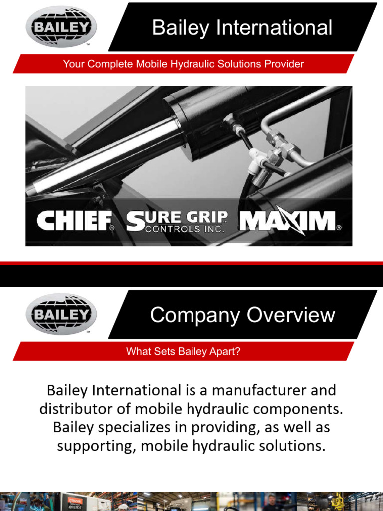 Bailey Hydraulics: Mobile Solutions Overview | PDF | Mechanical ...
