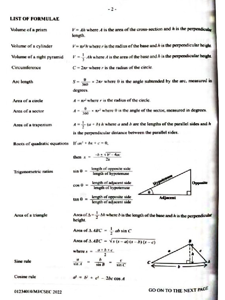 CSEC June 2022 P1 | PDF